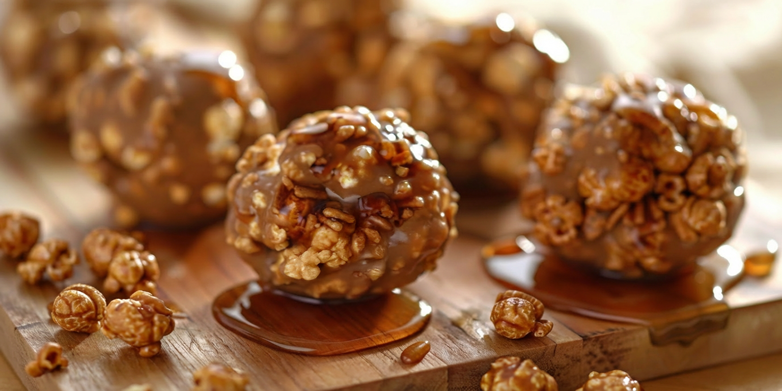 Popcorn Snack Balls – The Maple Brothers